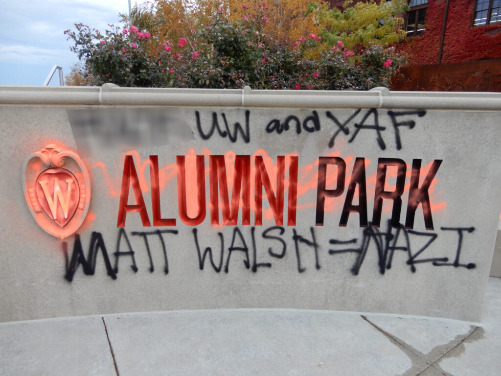 UWPD Investigating Extensive Graffiti Damage on Campus - UW–Madison ...
