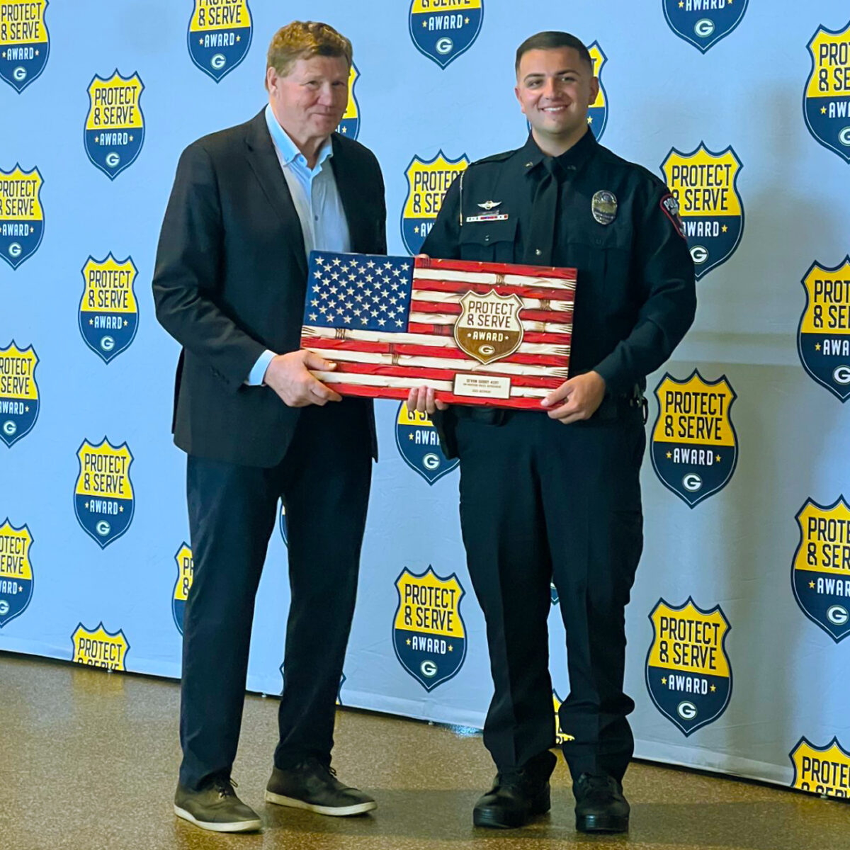 Green Bay Packers Honor Two UWPD Officers for Exemplary Service - UW ...