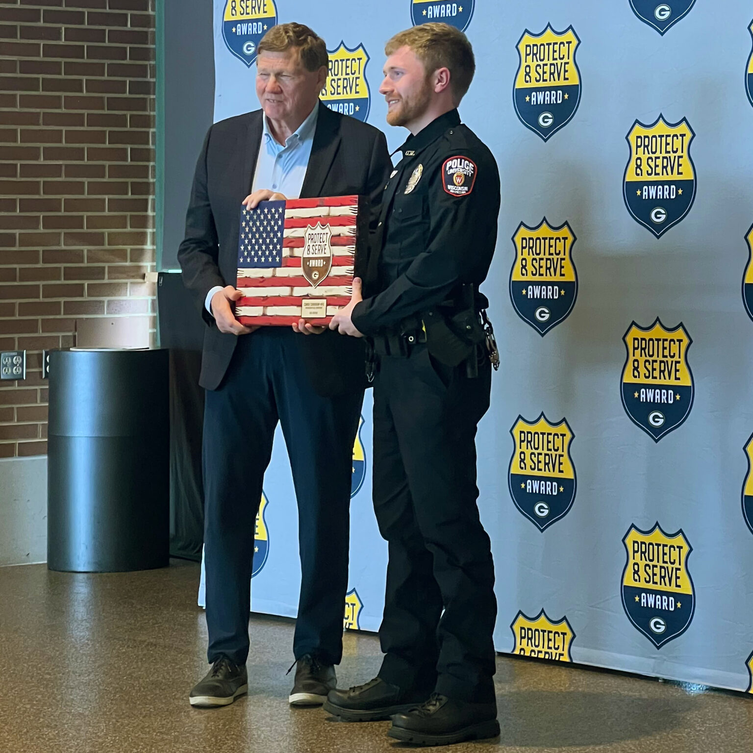 Green Bay Packers Honor Two UWPD Officers for Exemplary Service - UW ...