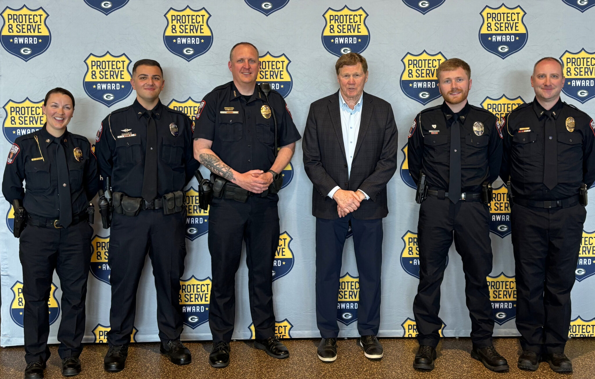 Green Bay Packers Honor Two UWPD Officers for Exemplary Service - UW ...