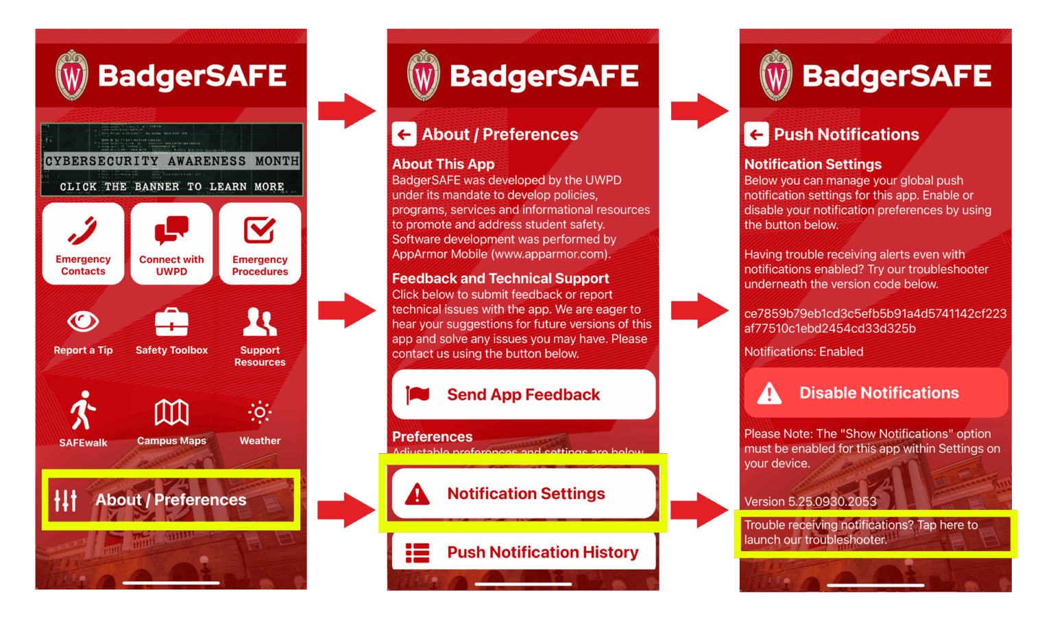 Trouble Receiving BadgerSAFE Alerts? Here’s What to Check. - UW–Madison ...